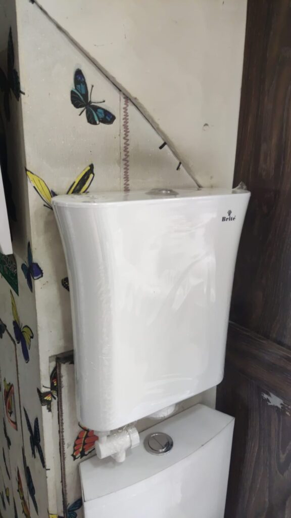 Brite Flush Tank A30 with Water Inlet Filter and Air Freshener ...