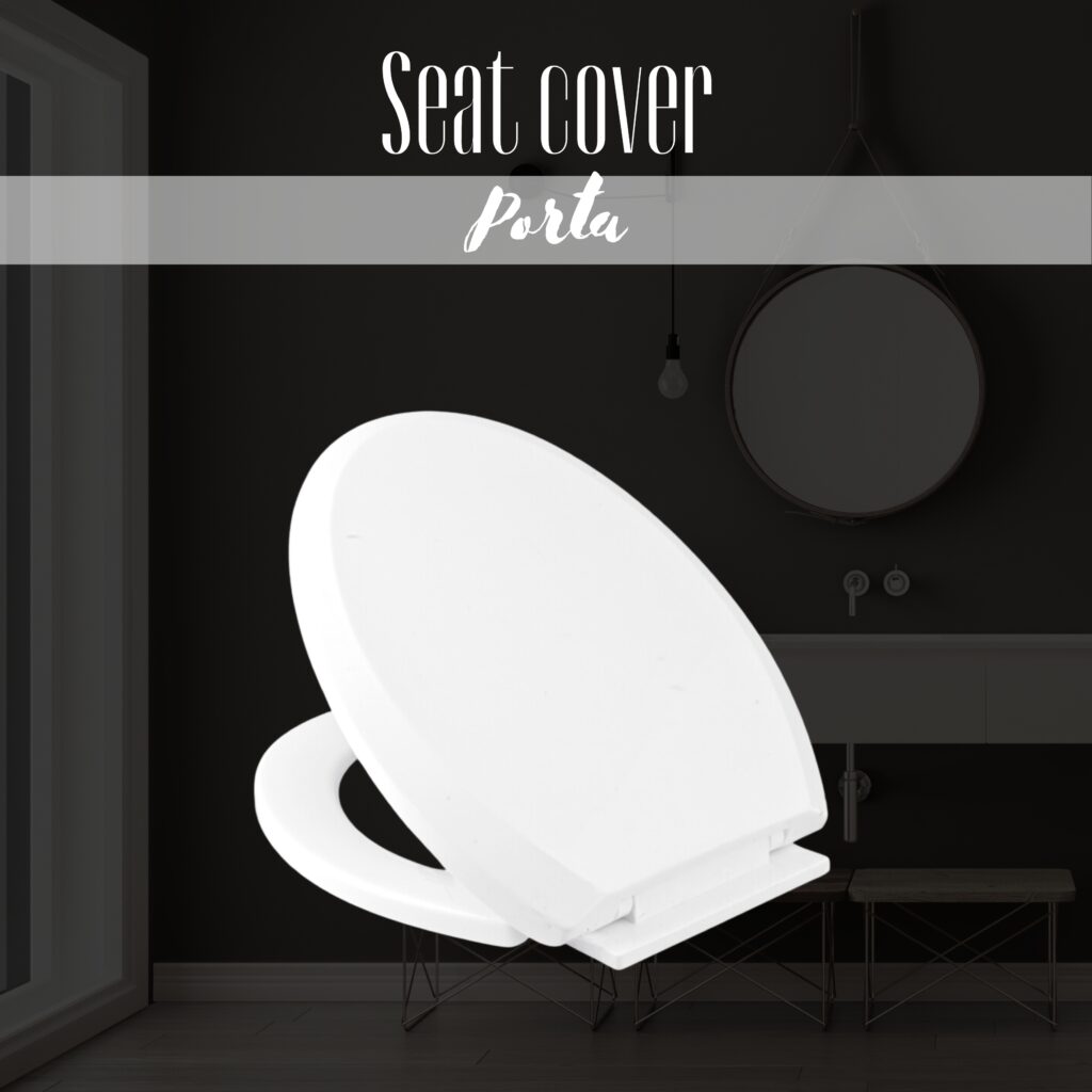 Hydraulic Commode Seat Cover Porta Shape - Commode Lid - Plastic ...