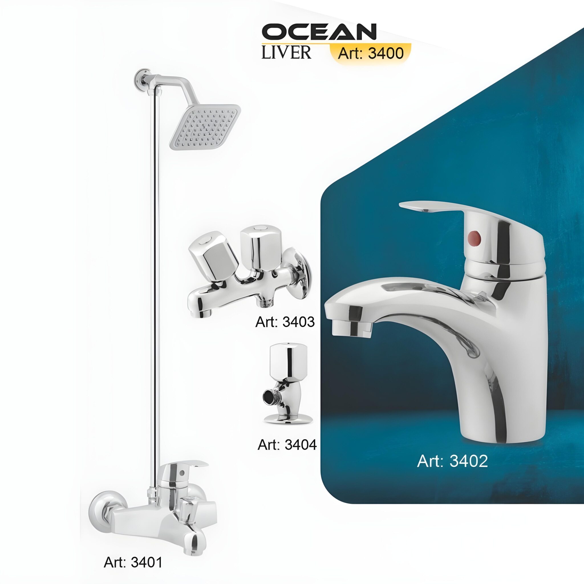 Star Asia Ocean Shower Set Single Lever - Star Asia Sanitary - Sanitary ...