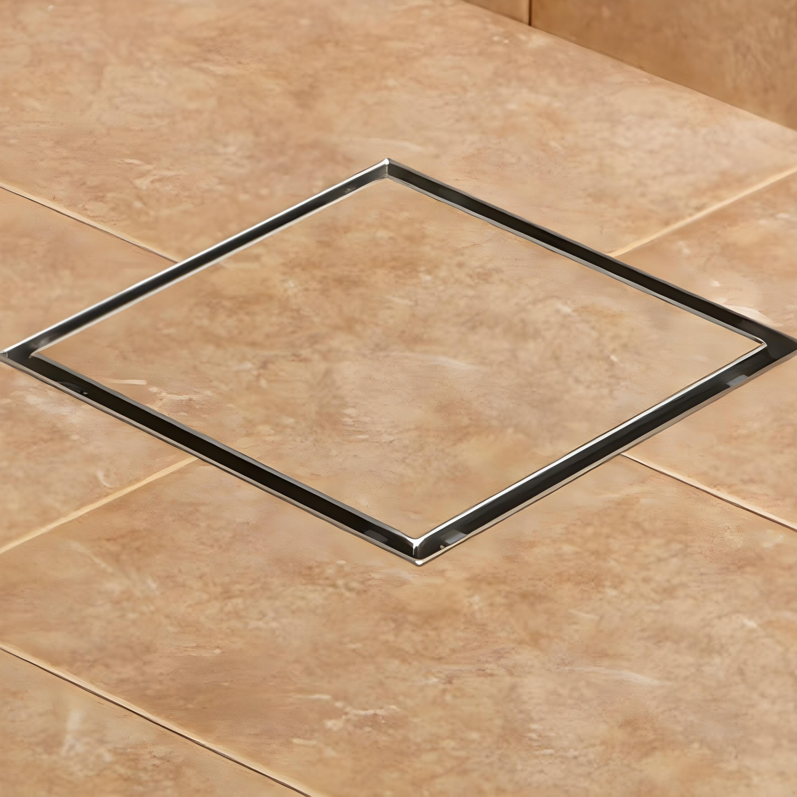 Tile insert 6X6 Floor Waste Drain hole Cover Jali for Home Bathroom ...