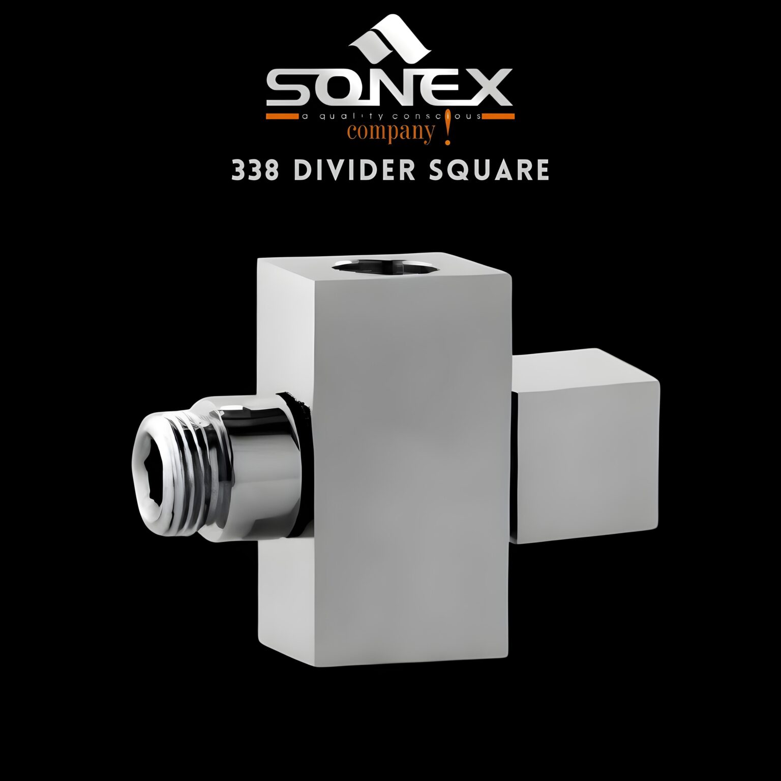 SONEX 338 Divider Square – Wall Shower Divider Square – SONEX SANITARY ...