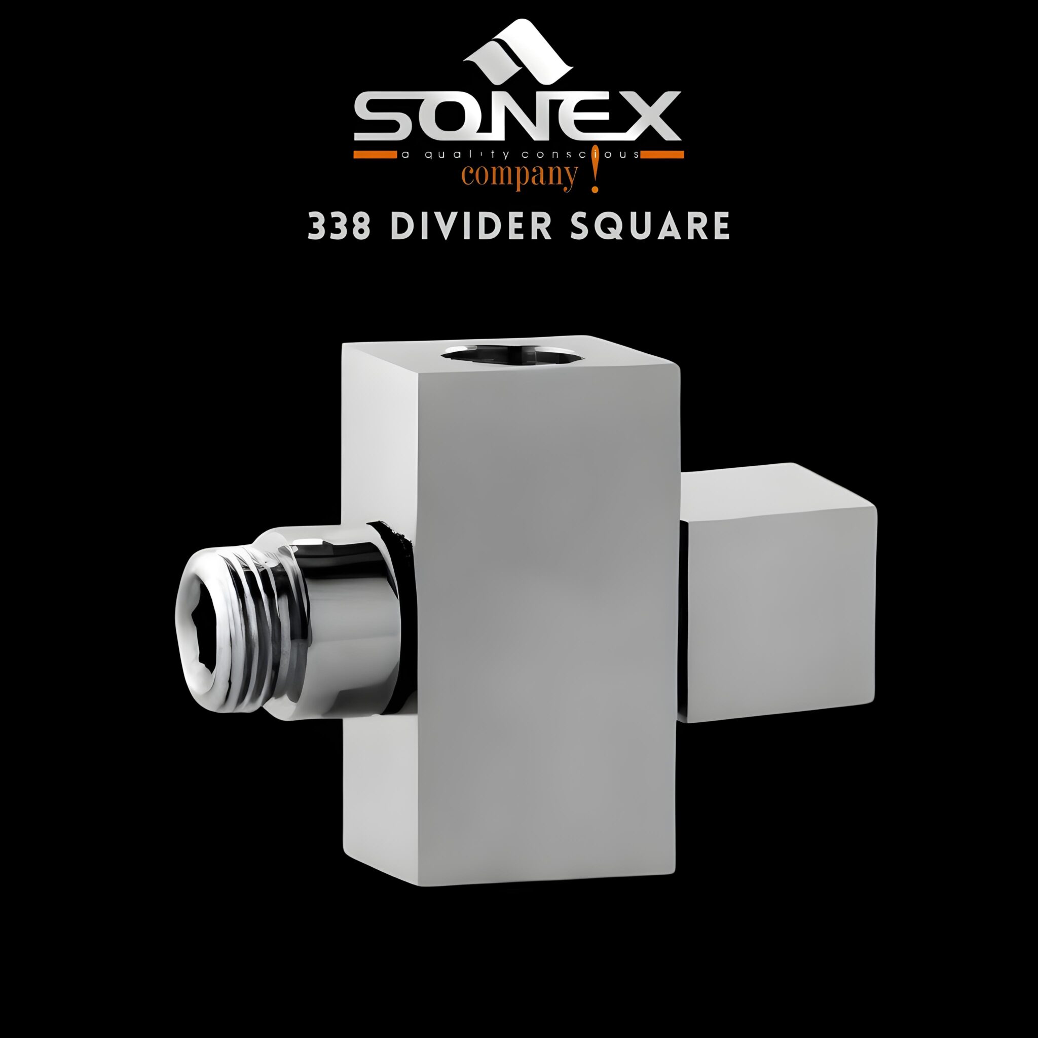 SONEX 338 Divider Square – Wall Shower Divider Square – SONEX SANITARY ...