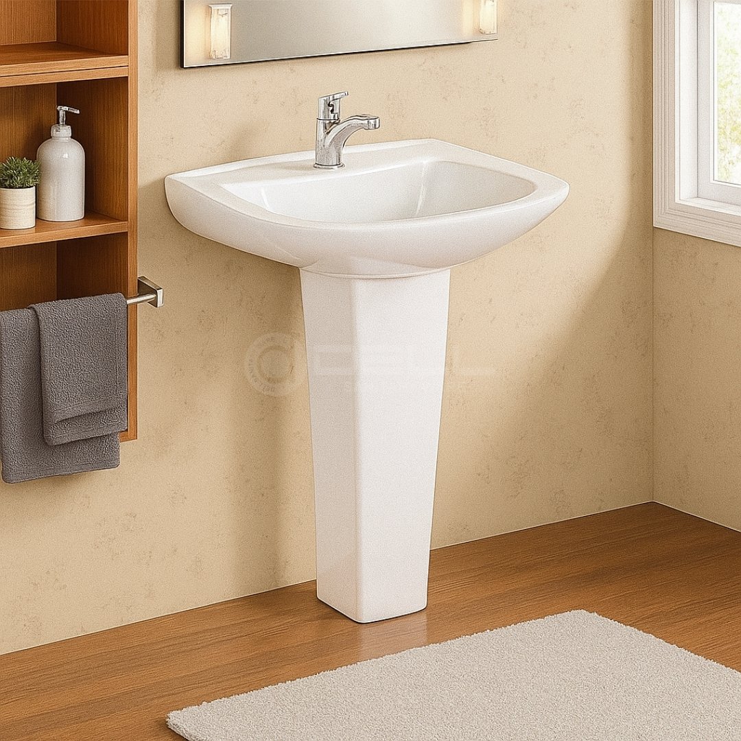 Dell Ceramics Galaxy 2 Basin Pedestal - Dell Sanitary Ware - Sanitary ...