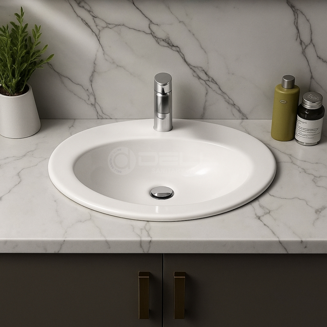 Dell Upper Counter Vanity Wash Basin - Dell Sanitary Ware - Sanitary ...