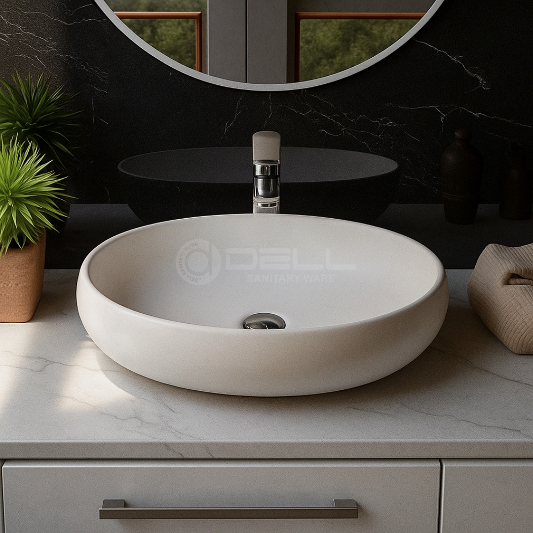 Dell 1003 Vanity Wash Basin - Dell Sanitary Ware - Sanitary & Fittings