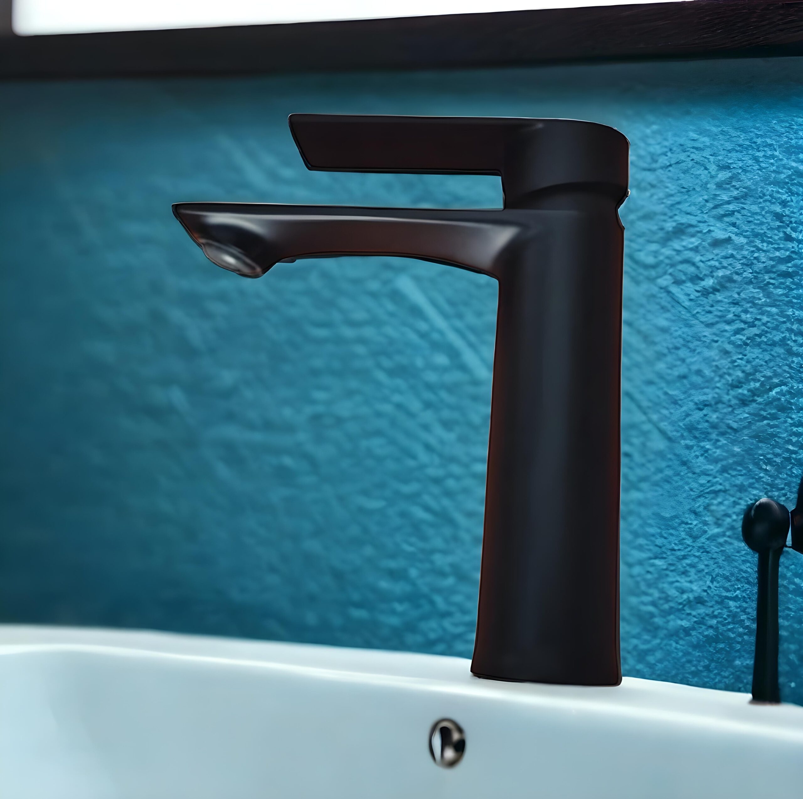 CHINA BASIN MIXER BLACK (AS) - Sanitary & Fittings