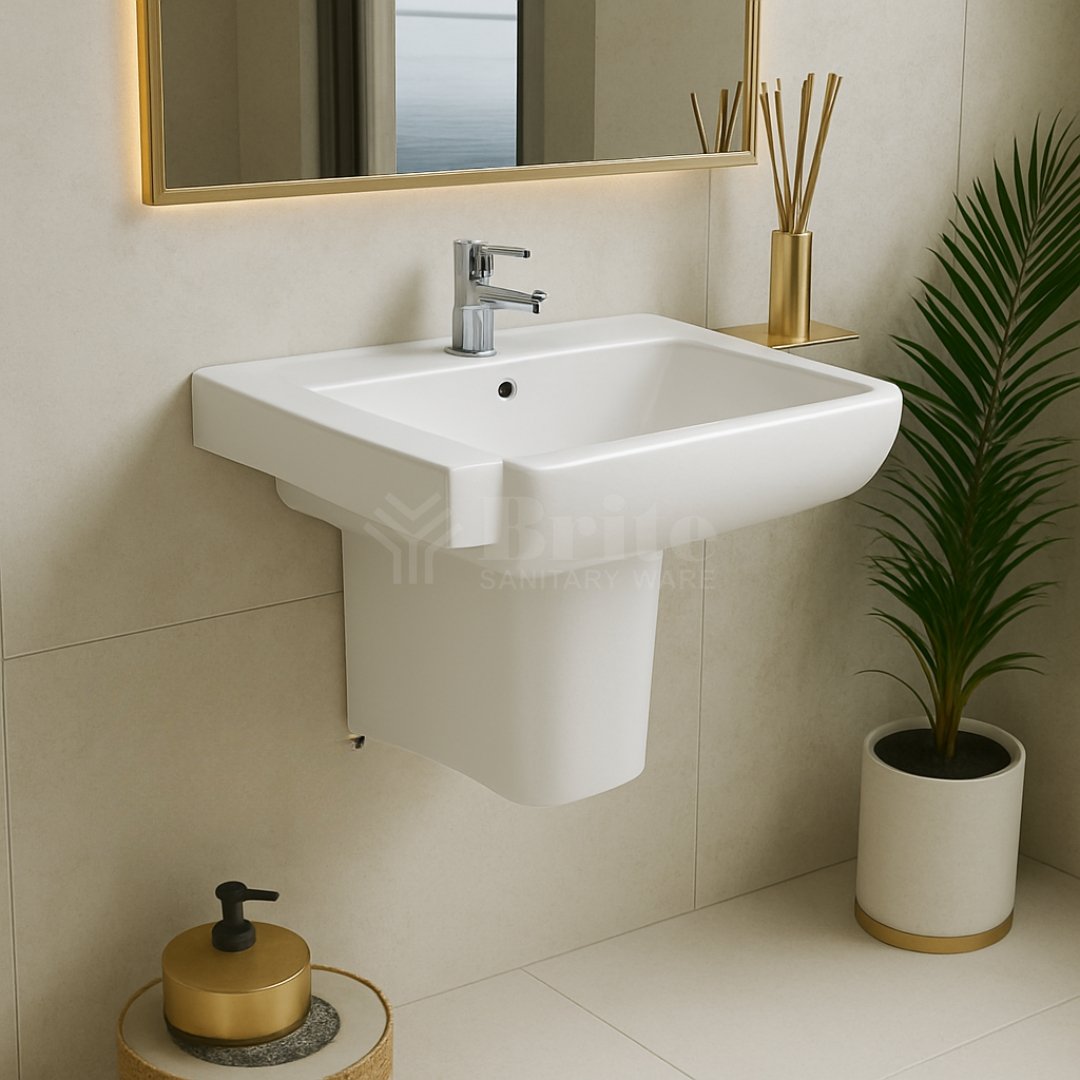 Brite Bravo Wall hang Basin (Two Piece) - Brite Sanitary Ware ...