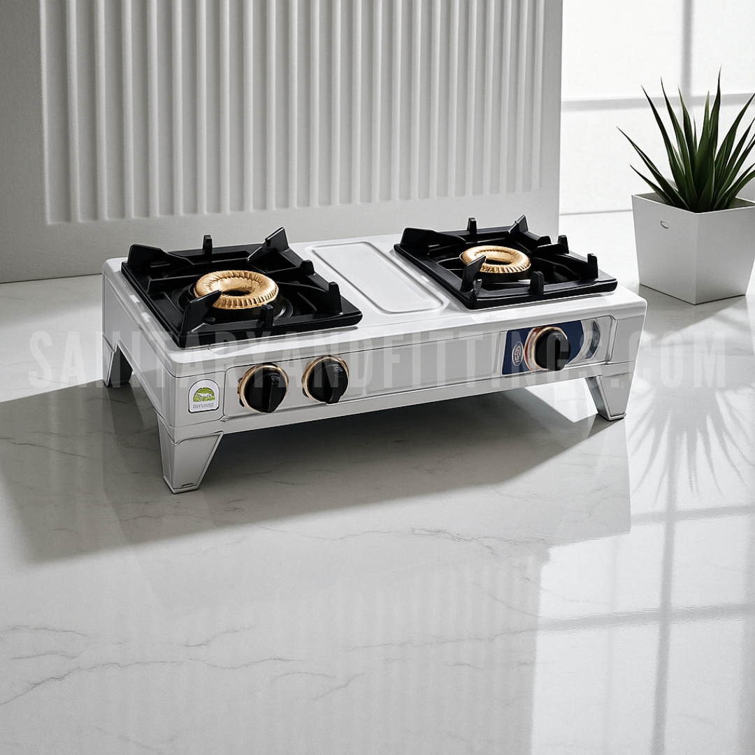 Gas Stove RINO RS80 Manual Double Burner Kitchen Stove - Sanitary ...